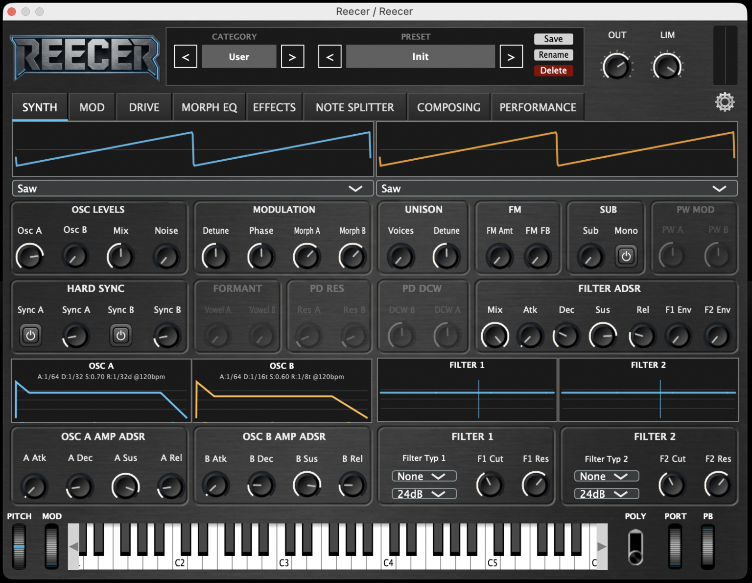 Reecer Synthesizer: Kostenlose Beta (VST3/AU)